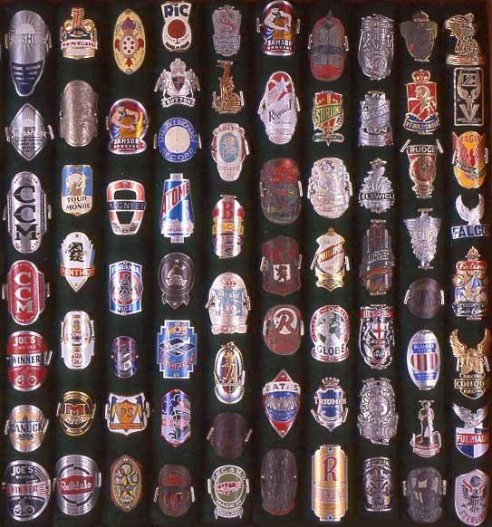 Bicycle Head Badge Collection