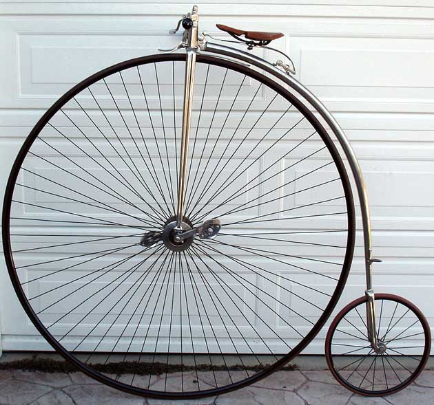 Singer British Challenge highwheel bicycle